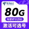 电信VP卡29元80G+5G黄金速率+自选号码-卡世界号卡官网 KSJ.CC